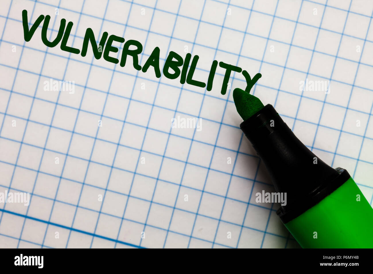 Writing Note Showing Vulnerability Business Photo Showcasing Information Susceptibility Systems