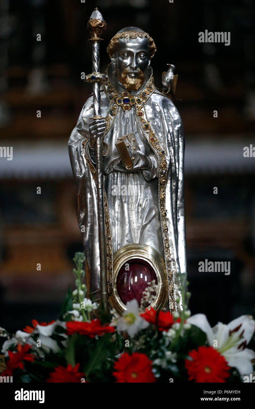 Church of Sant Orso. Saint Ursus of Aosta. Aosta. Italy Stock Photo - Alamy