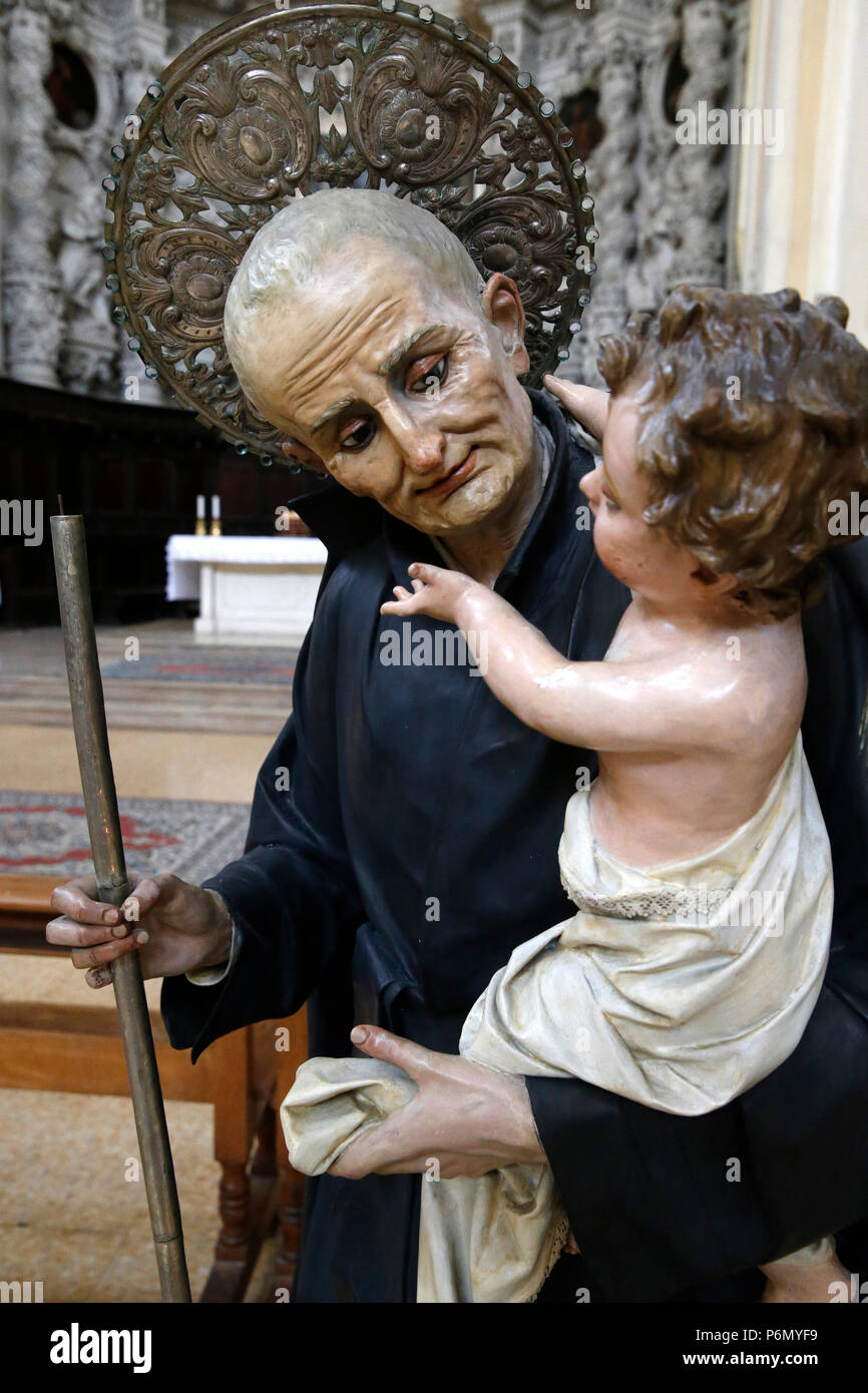 Lecce, Italy. Chiesa del Ges o del Buon Consiglio (16th century). Saint ...