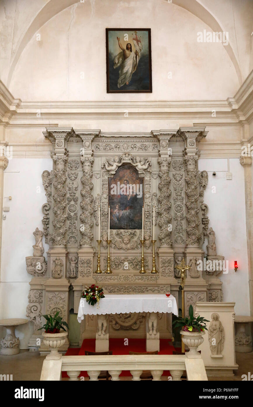 Montevergine sanctuary, Palmariggi, Italy Stock Photo - Alamy