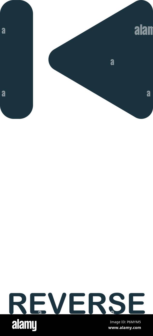 Reverse icon. Line style icon design. UI. Illustration of reverse icon ...