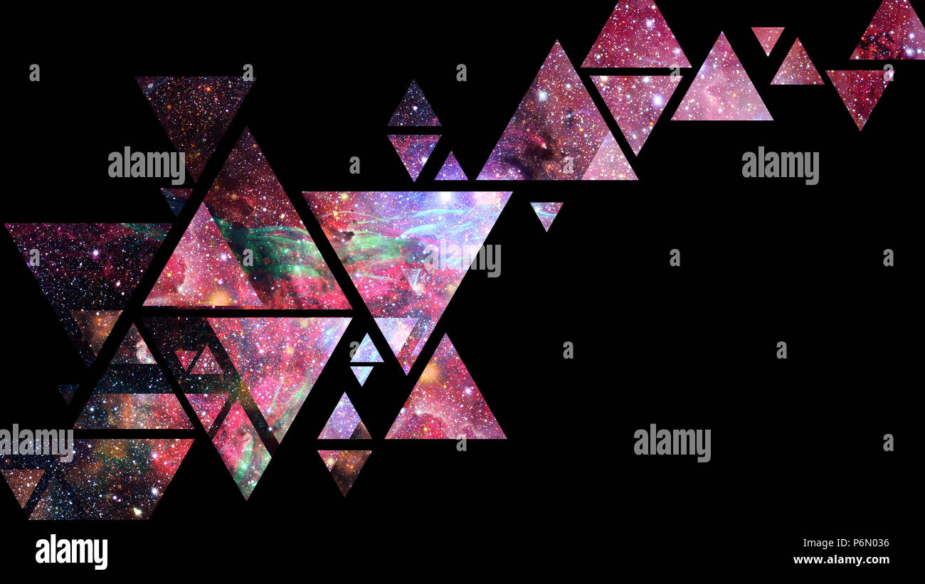 Space and geometry design. Minimal art concept. Abstract background ...