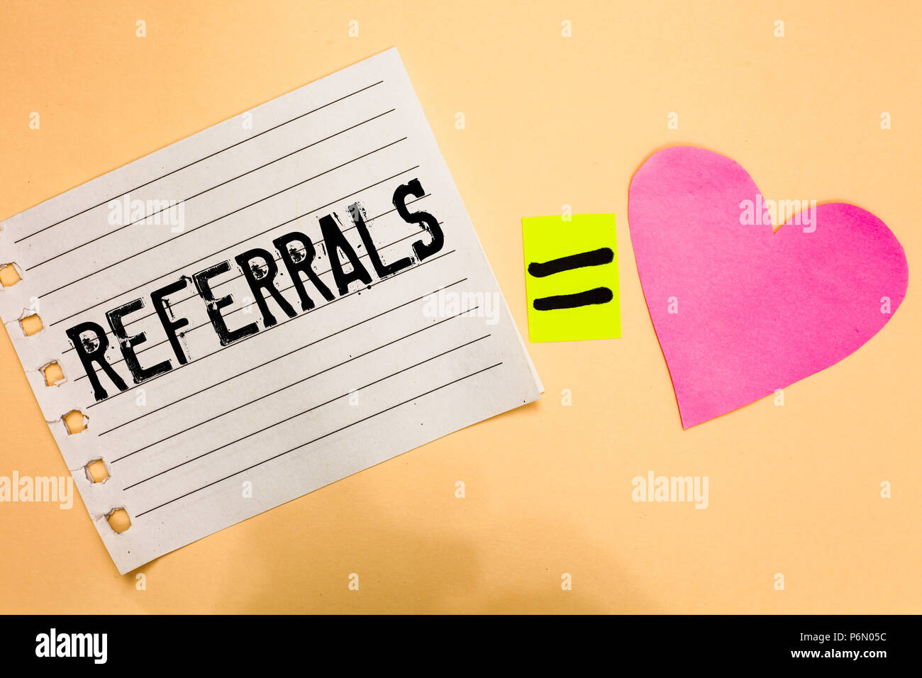 Conceptual hand writing showing Referrals. Business photo showcasing ...