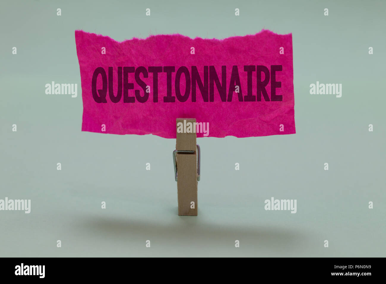 Word writing text Questionnaire. Business concept for Questions with a ...