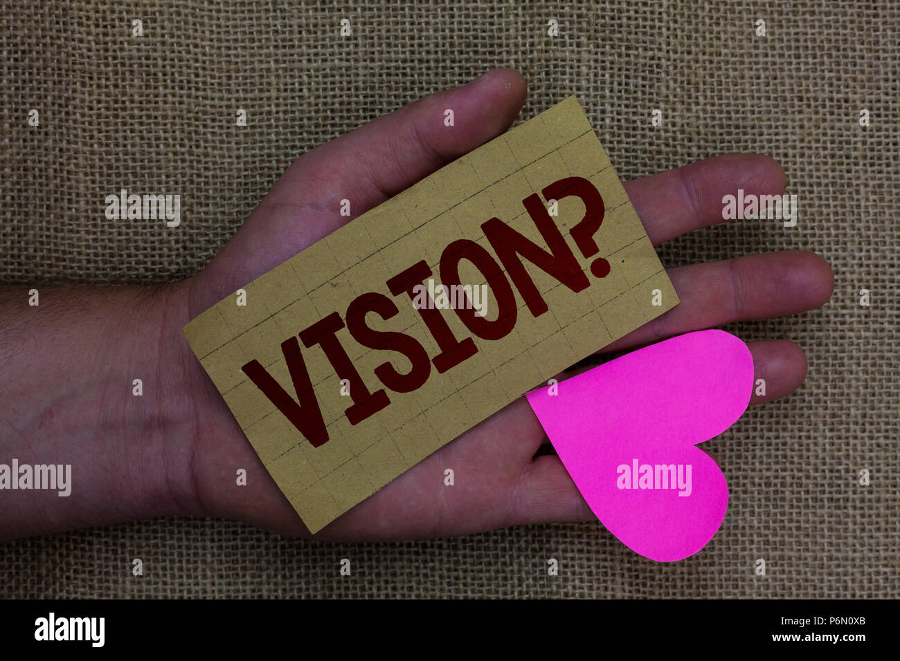 Writing note showing Vision Question. Business photo showcasing Company ...