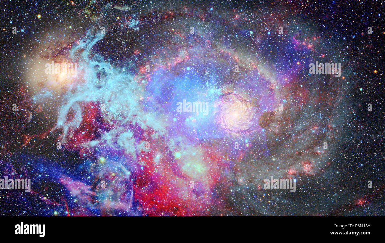 Beautiful nebula and Galaxy. Elements of this Image Furnished by NASA ...