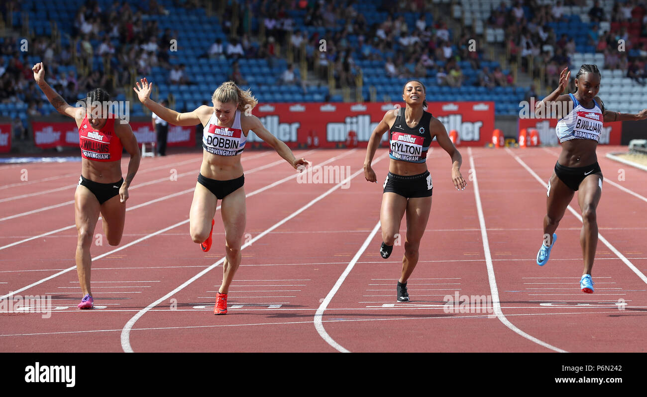Great Britain's Beth Dobbin (second left) on her way to winning the ...