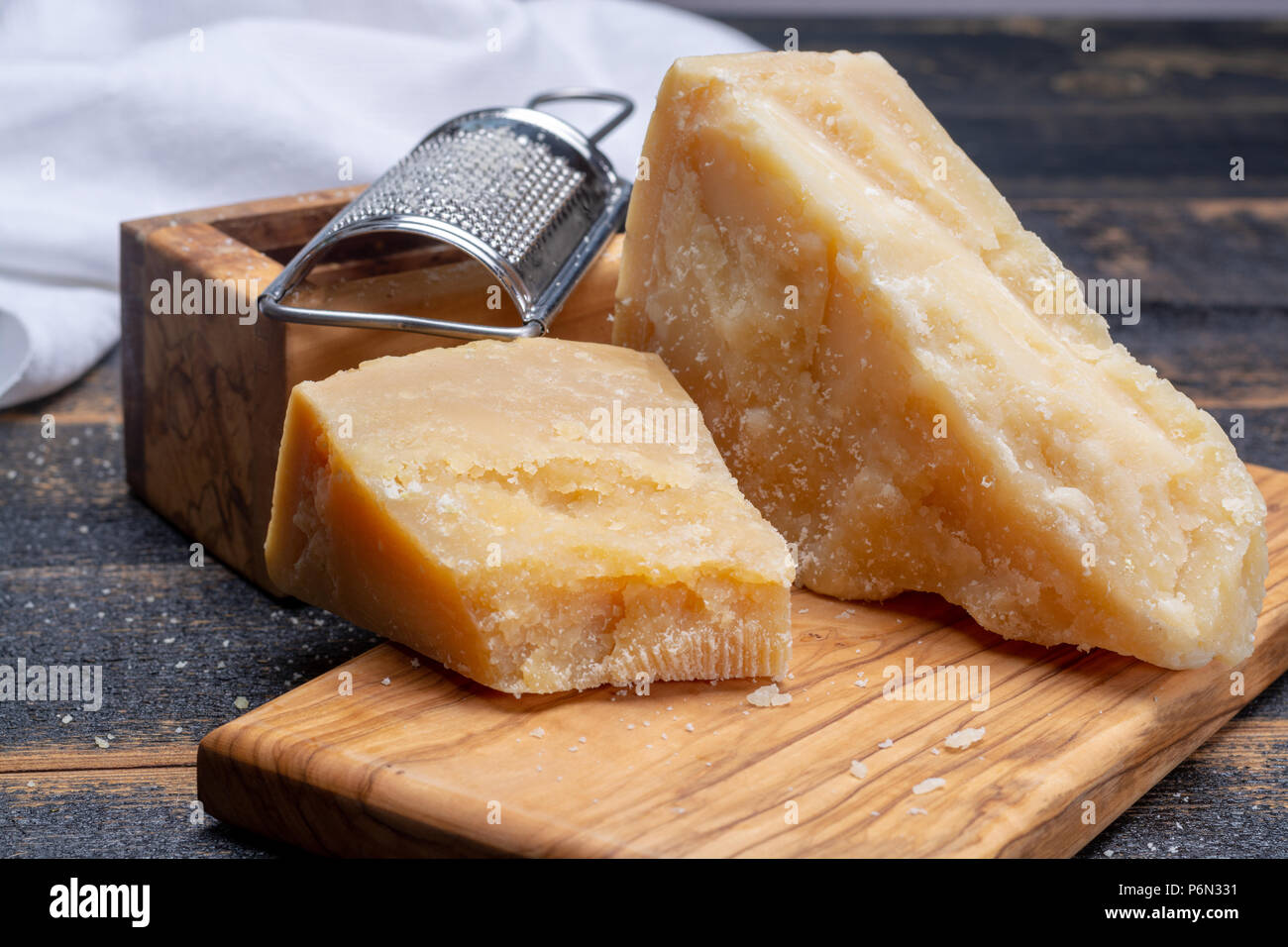 Traditional italian food - 36 months aged in caves Italian parmesan ...