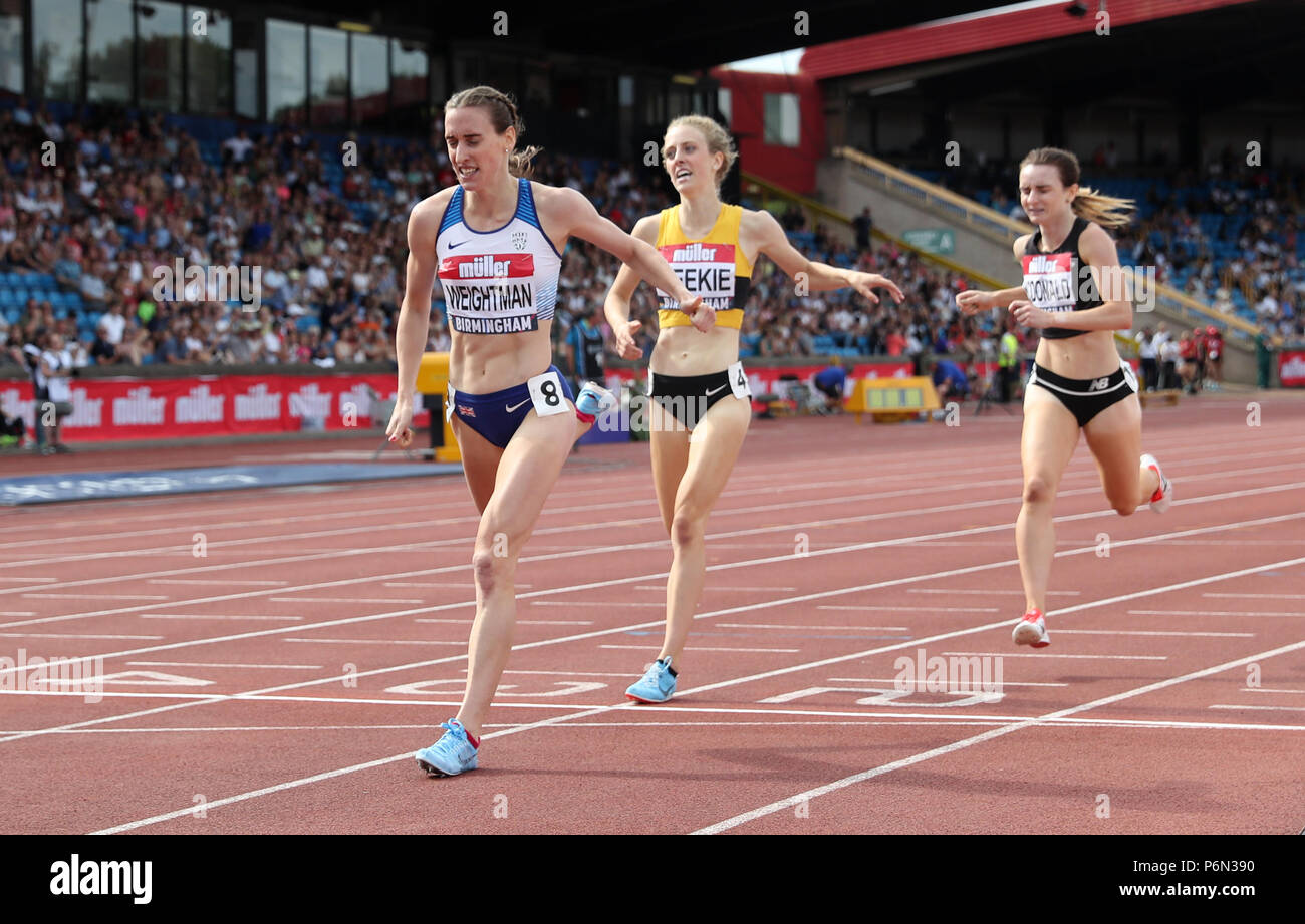 Laura weightman wins womens 1500 metres final hi-res stock photography ...