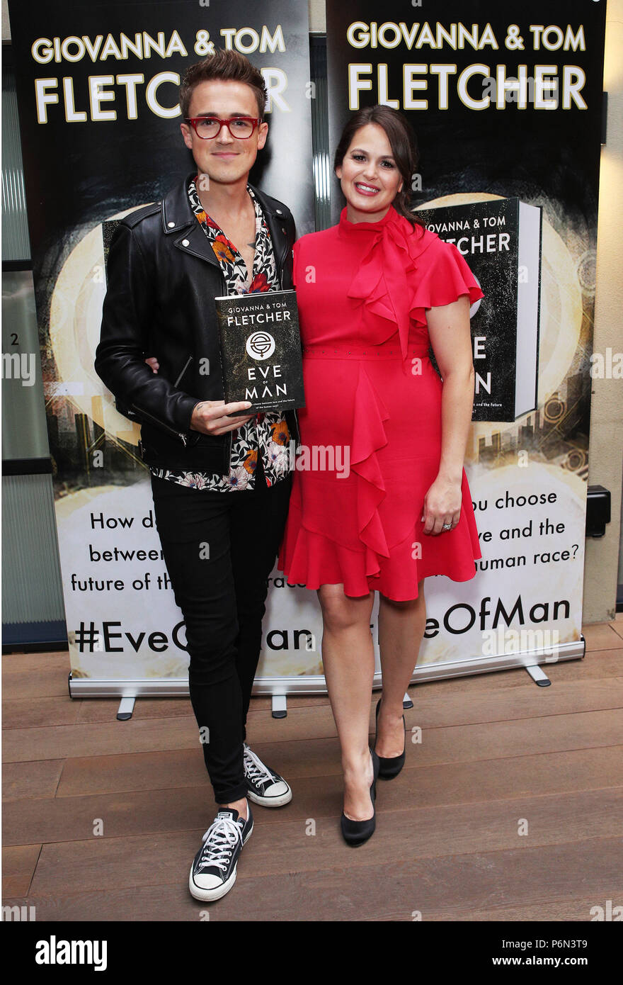 Tom Fletcher and Giovanna Fletcher 'Eve of Man' book launch in London ...