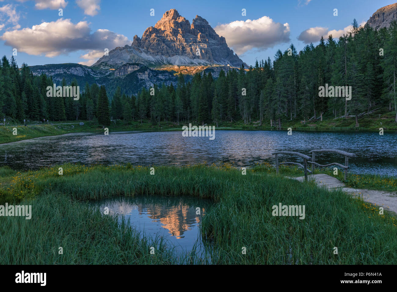 Lake Antorno, Belluno, Veneto, Dolomites, Italy, Europe Stock Photo - Alamy