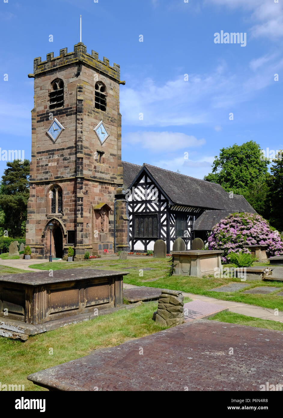 Lower Peover church, Cheshire, England Stock Photo - Alamy
