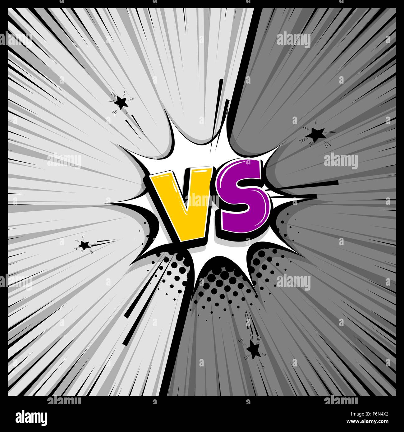 Versus empty speech box text Stock Vector Image & Art - Alamy