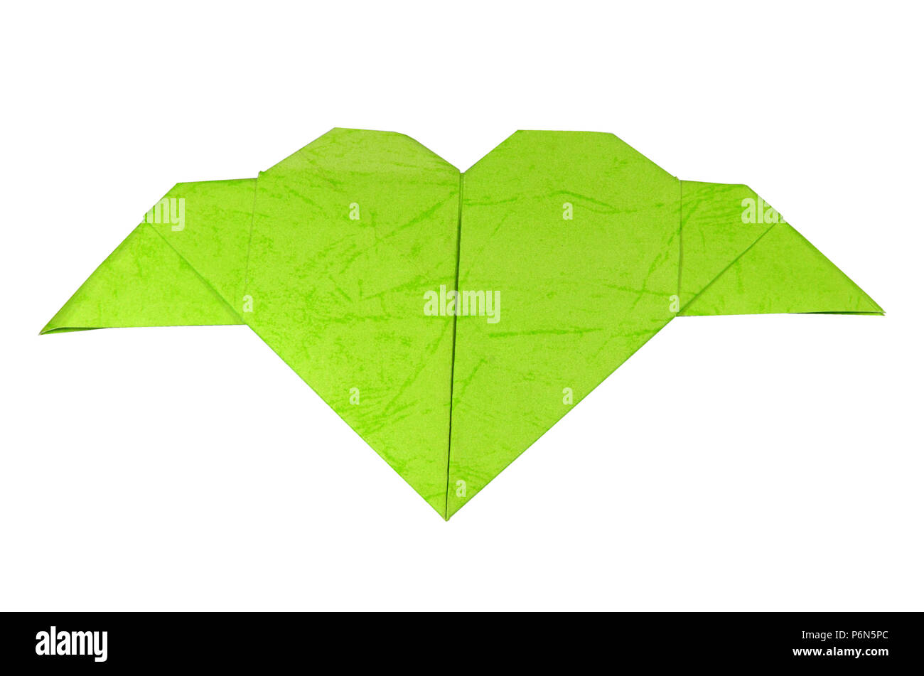 green paper heart Stock Photo - Alamy