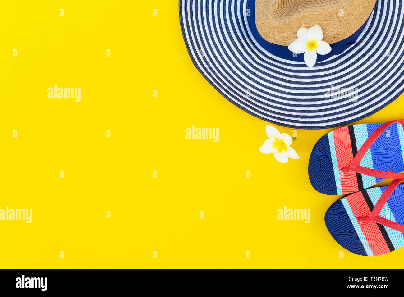 Summer flat lay scenery Stock Photo - Alamy