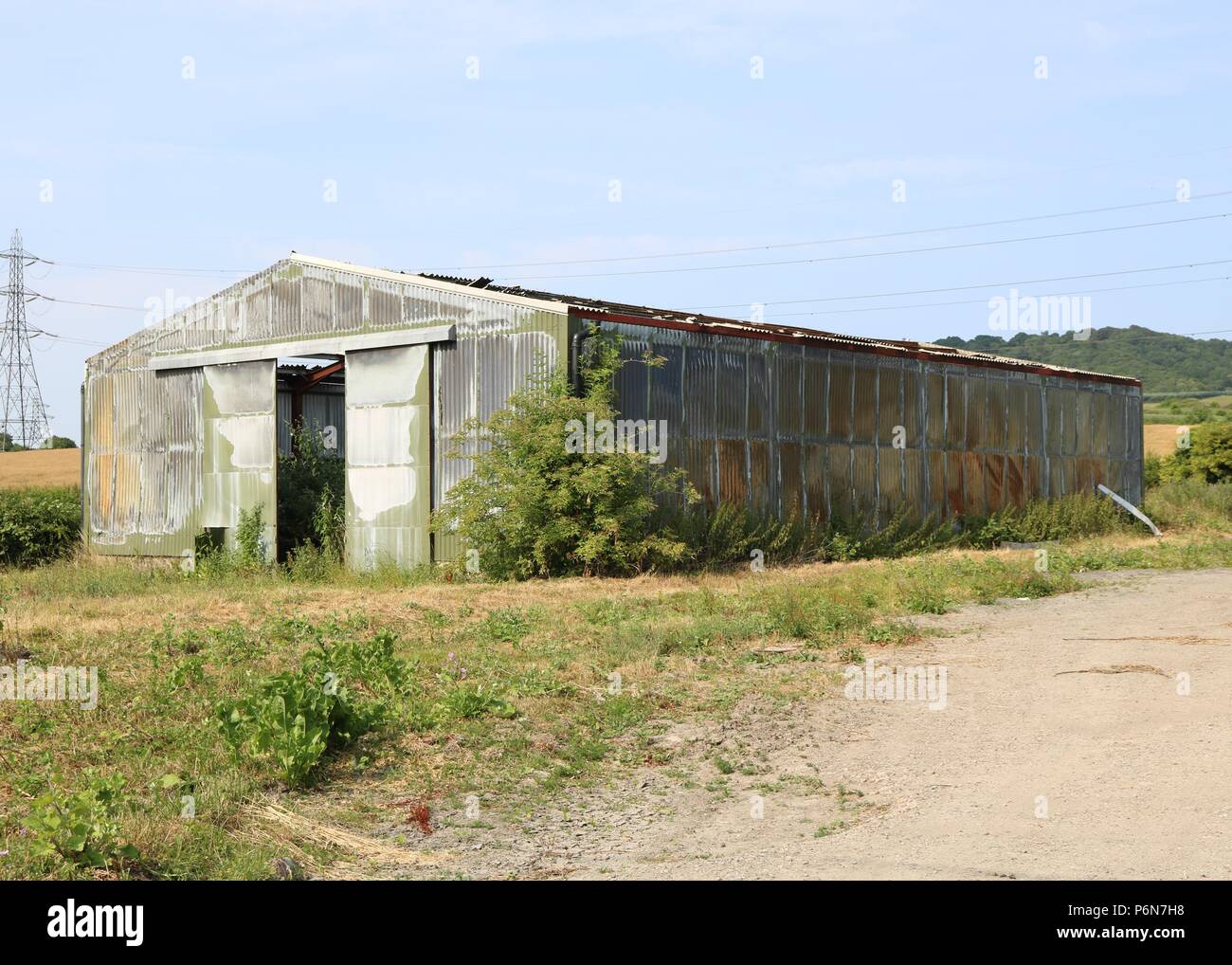 Out buildings & Barns , Burham , kent Stock Photo - Alamy