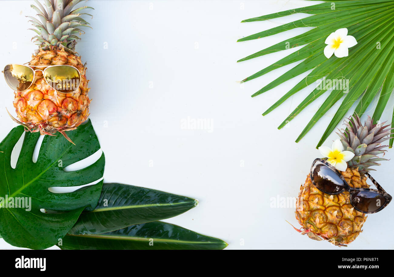 Summer flat lay scenery Stock Photo - Alamy