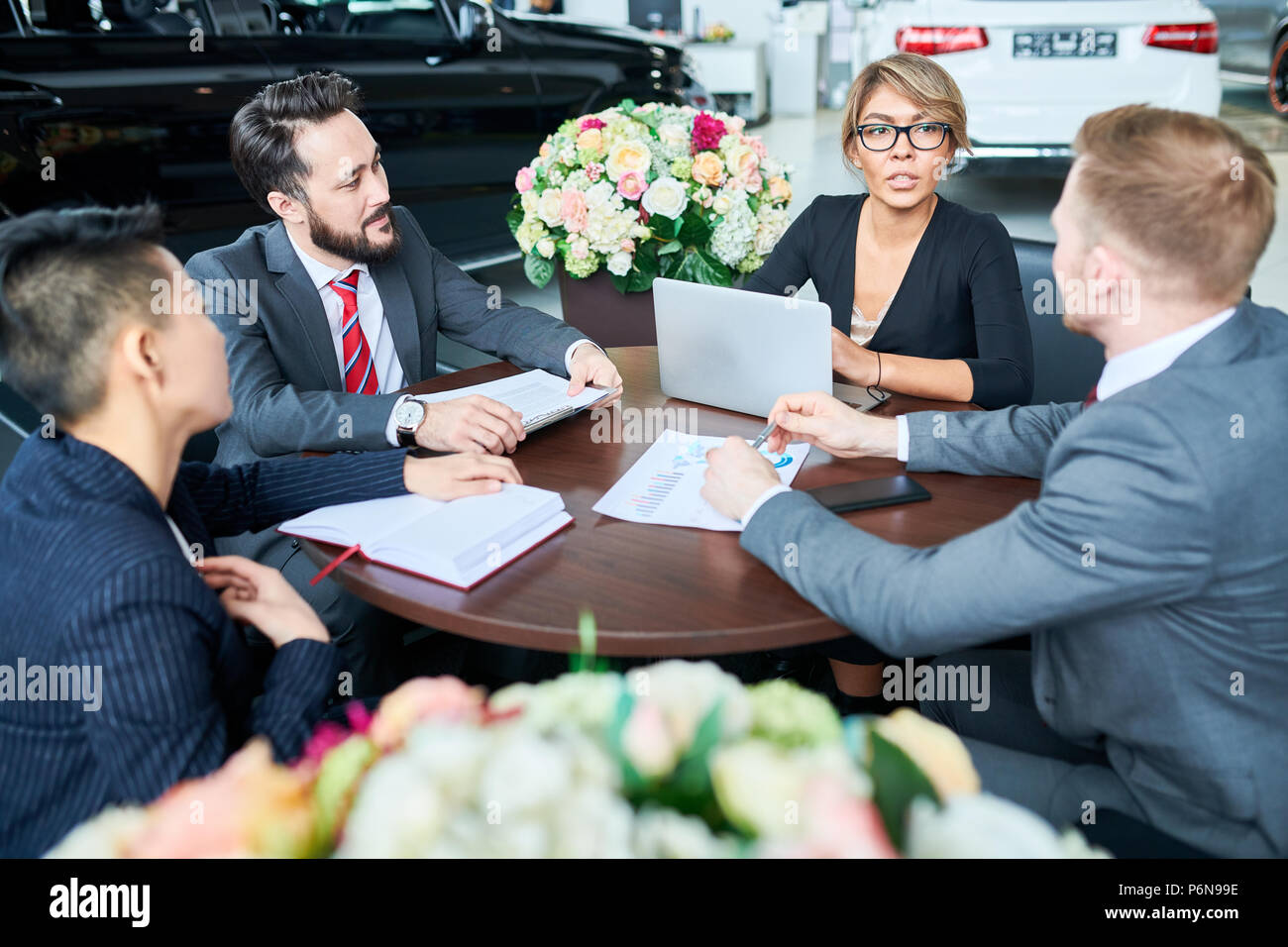 Auto dealership team hi-res stock photography and images - Alamy