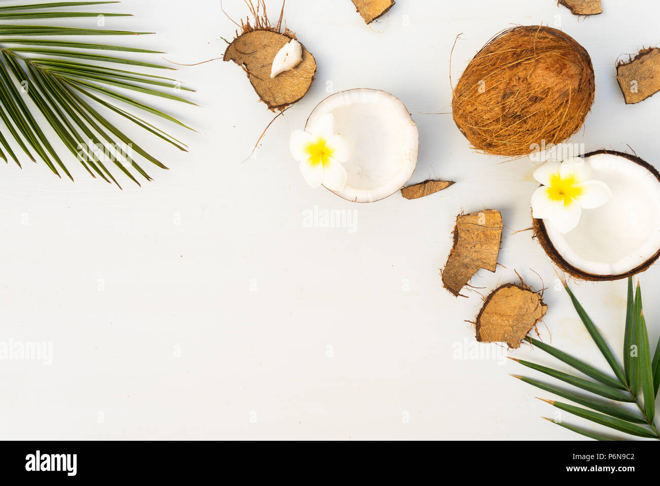 Summer flat lay scenery Stock Photo - Alamy