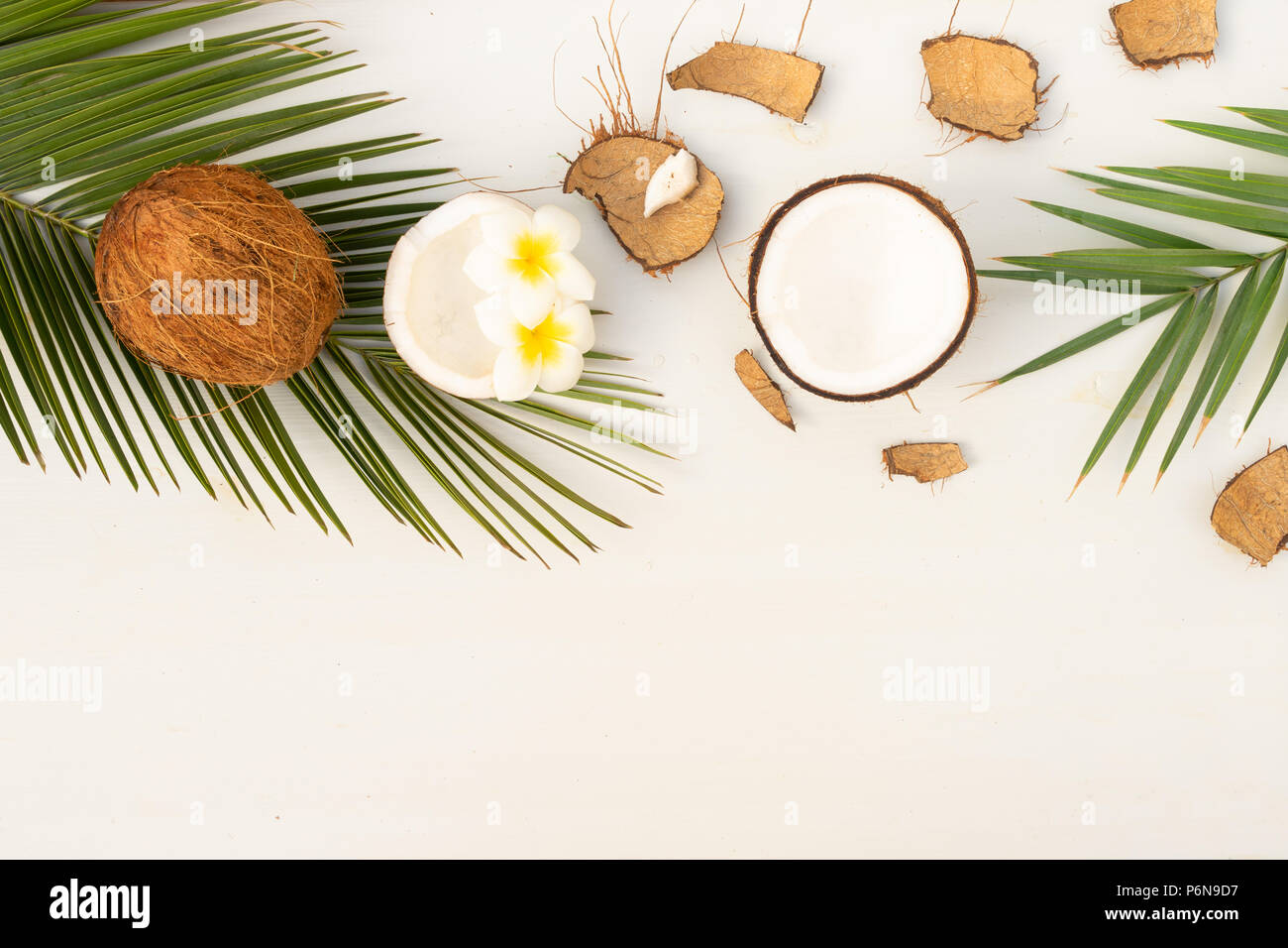 Summer flat lay scenery Stock Photo - Alamy