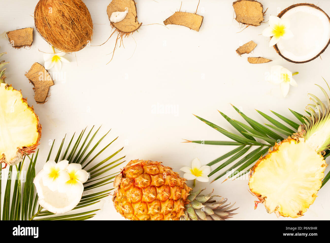 Summer flat lay scenery Stock Photo - Alamy