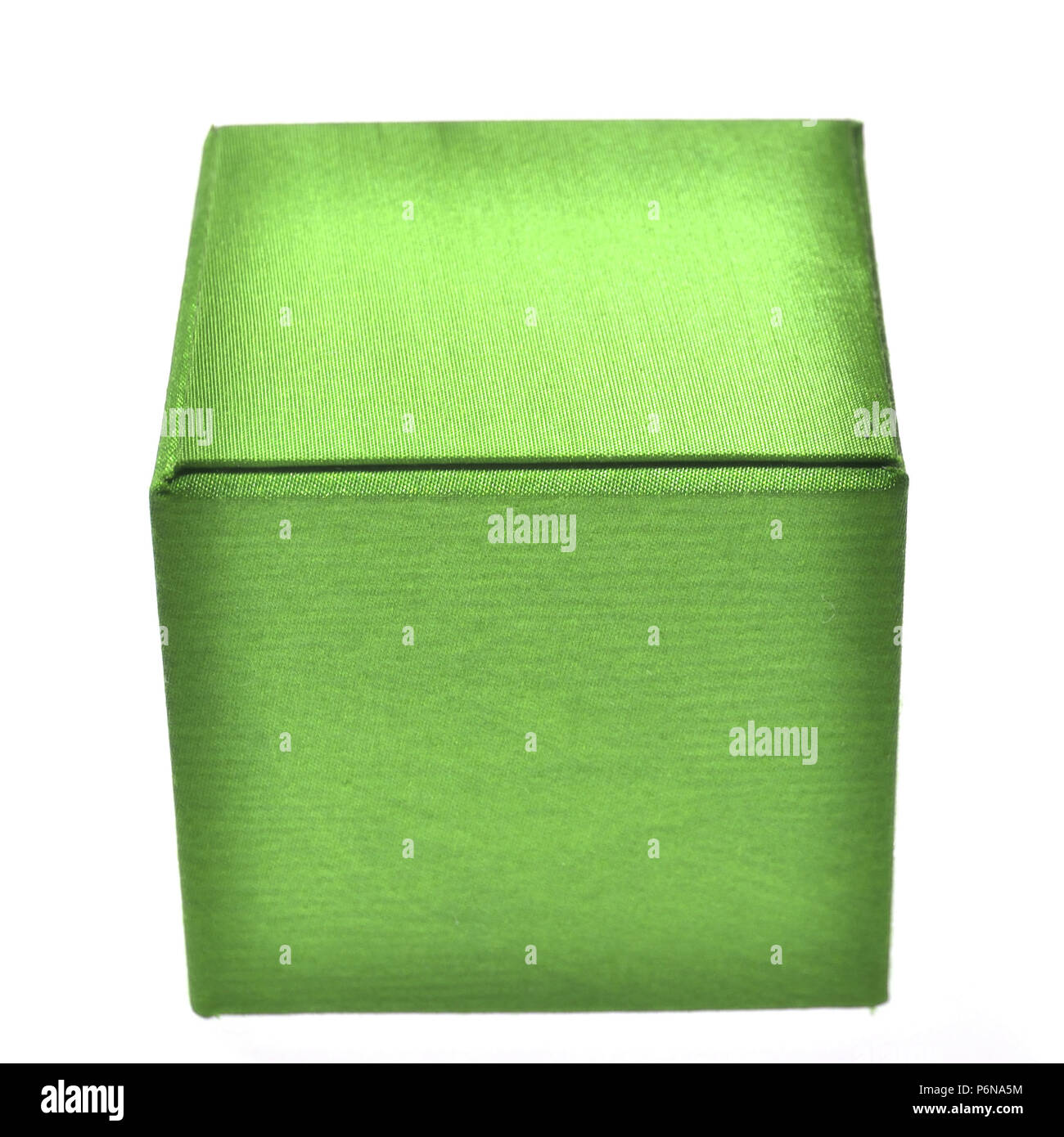 green box isolated on white Stock Photo - Alamy