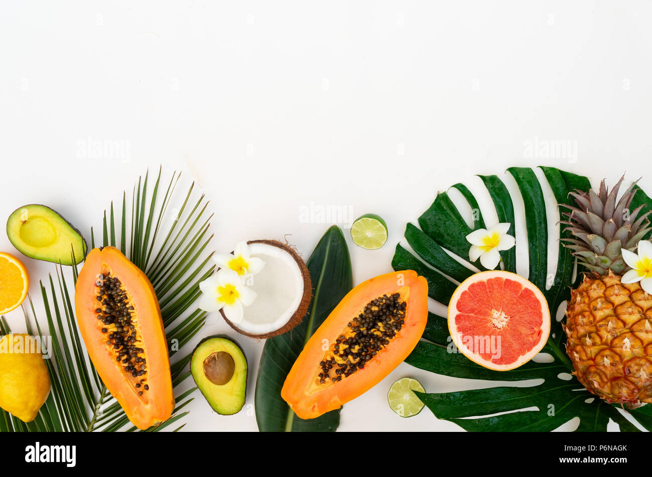 summer fresh fruits Stock Photo - Alamy