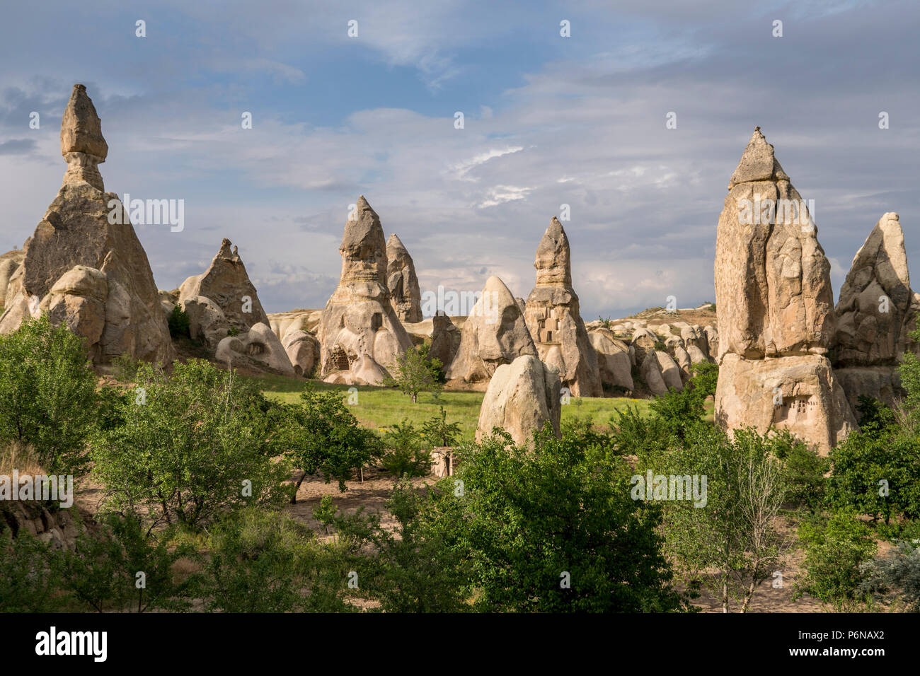 Alien Cave house of Fairy Chimneys rocks mushroom in Pasabag, Monks ...