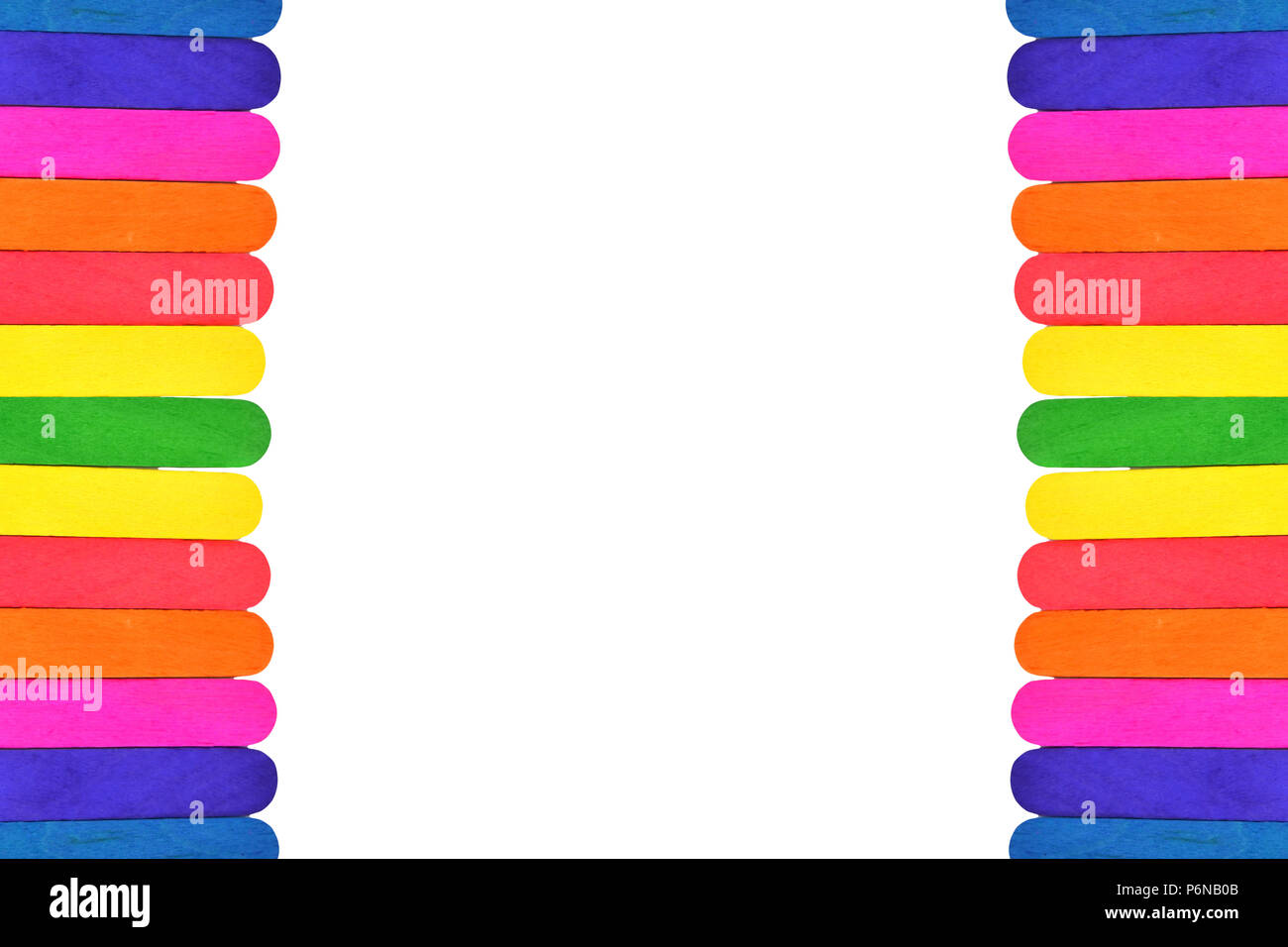 colorful wood ice-cream stick Stock Photo - Alamy