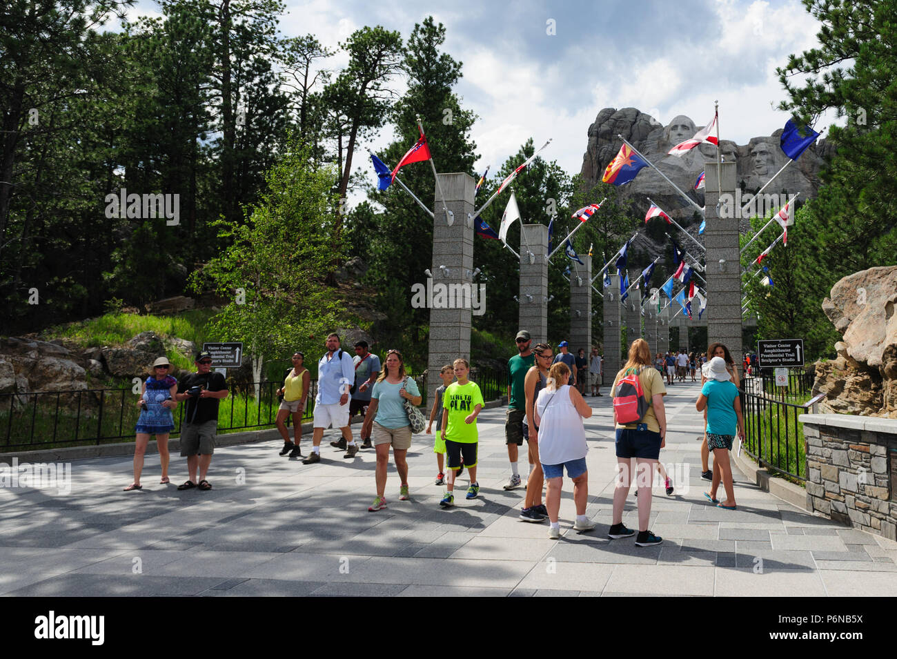 Mount Rushmore national Monument Entrance Stock Photo - Alamy