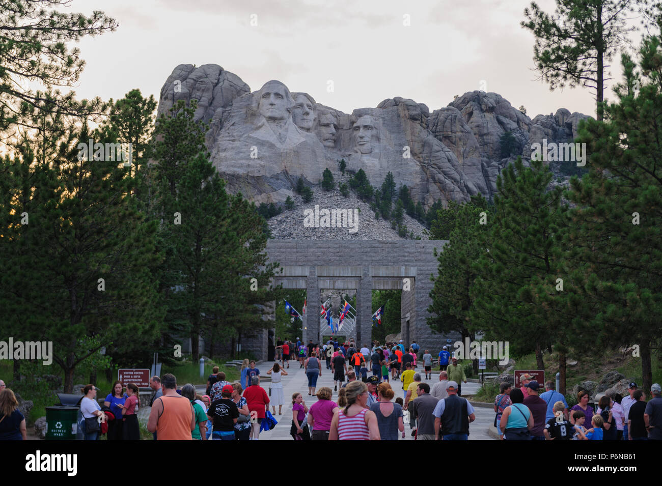 Mount Rushmore national Monument Entrance Stock Photo - Alamy
