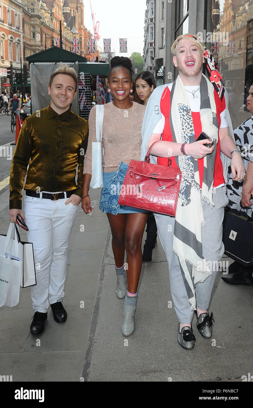 Guests Seen arriving at Kurt Geiger Boutique Launch at Selfridge's ...