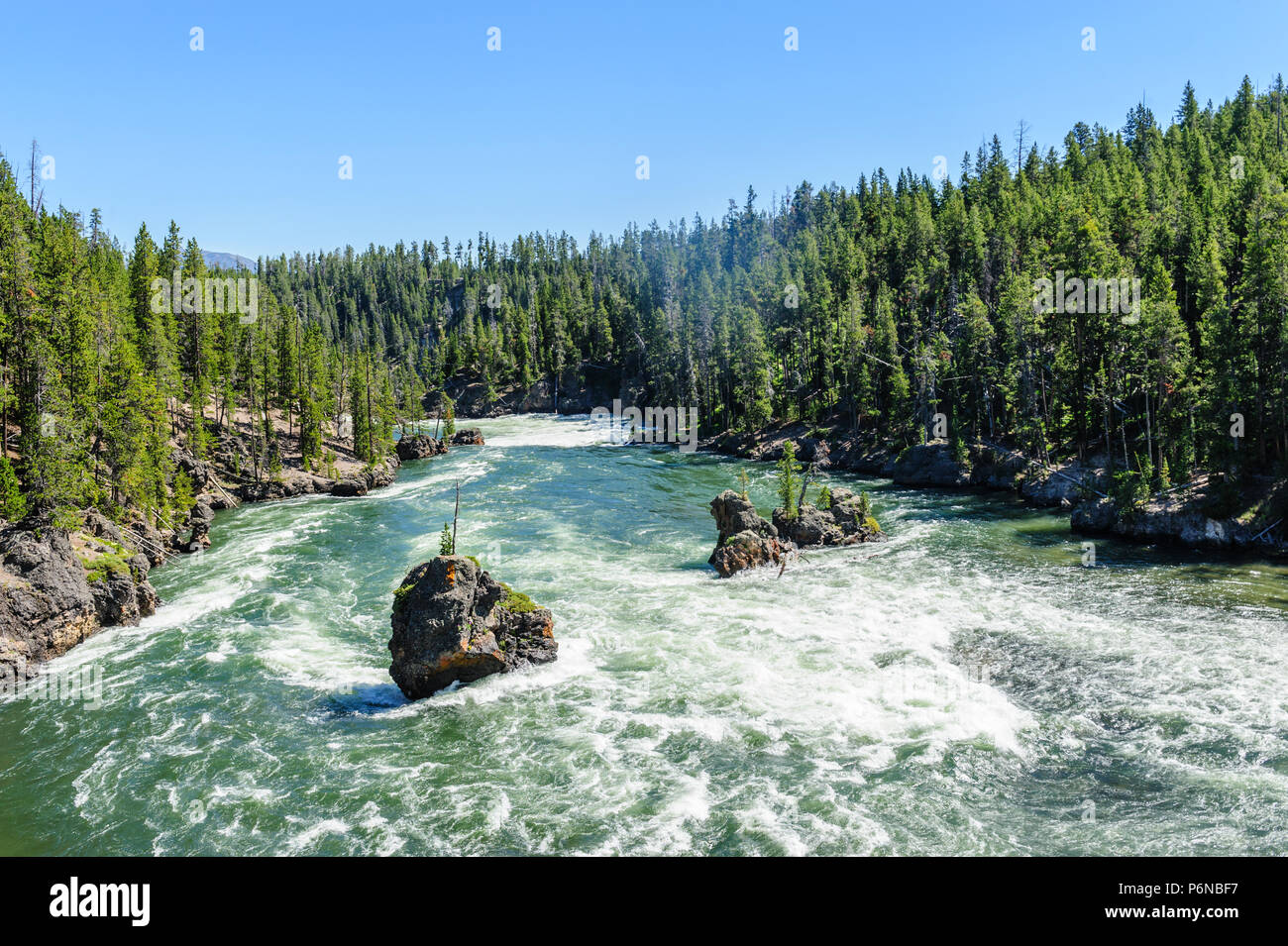 The Yellowstone River Stock Photo - Alamy