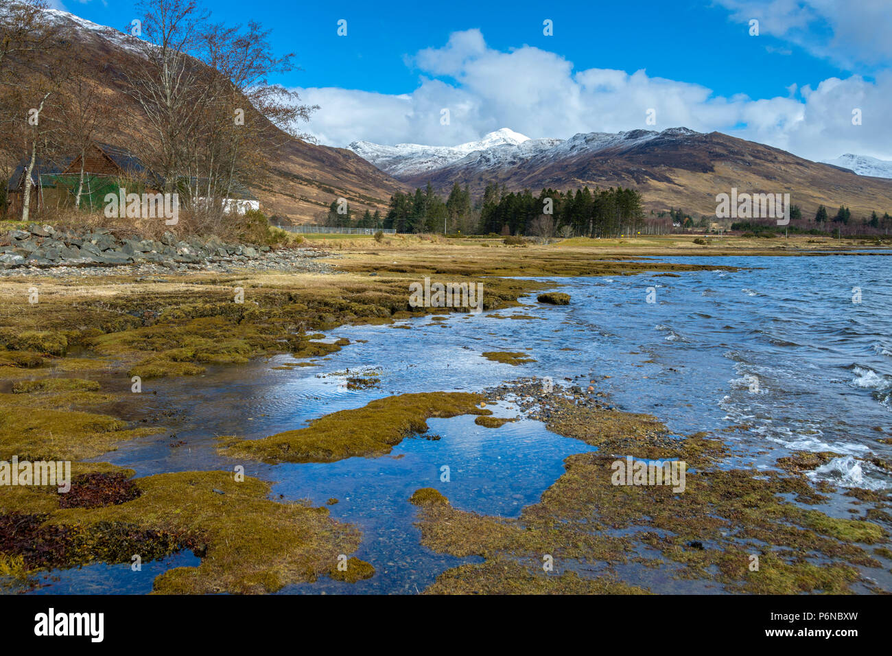 An Ruadh-Stac from Kirkton, near the village of Lochcarron on Loch ...