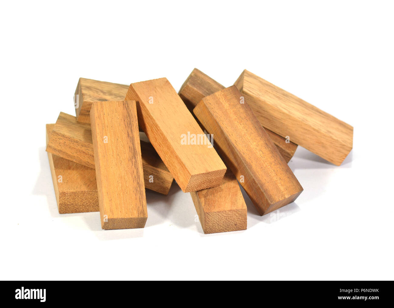 set of wood stick isolated at white Stock Photo - Alamy