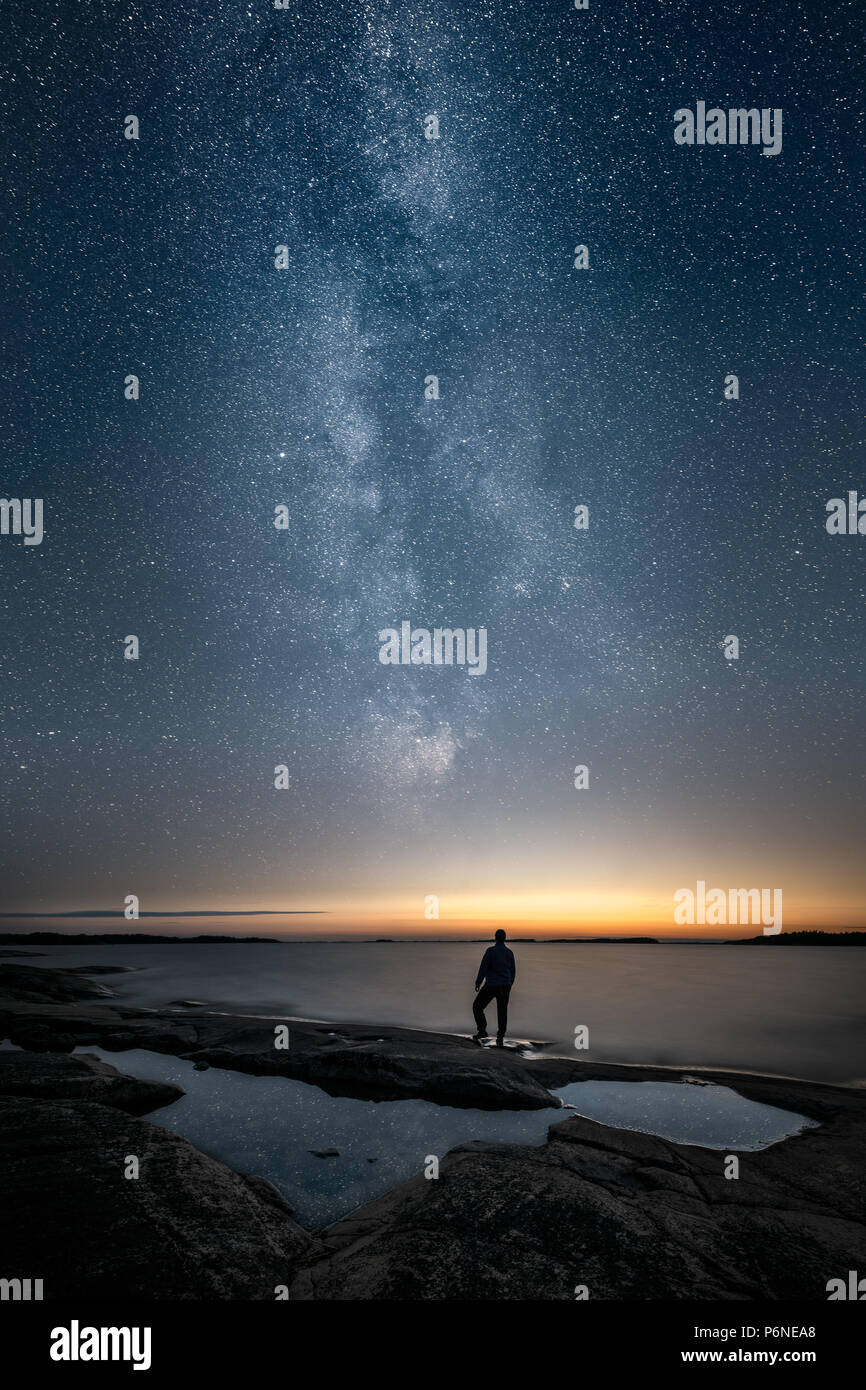 Milky sea night hi-res stock photography and images - Alamy