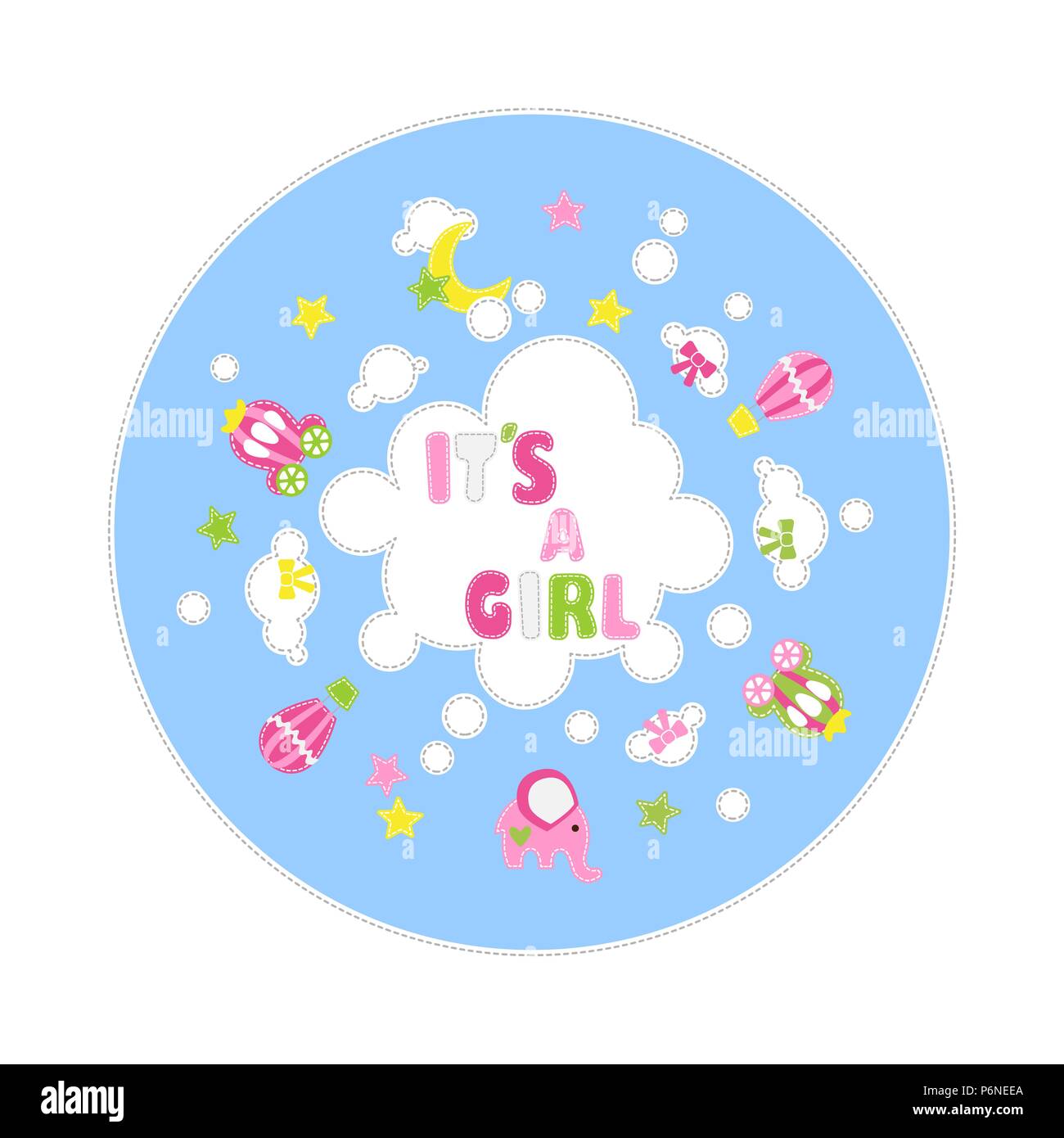 Text message girl! Stock Vector Images - Alamy