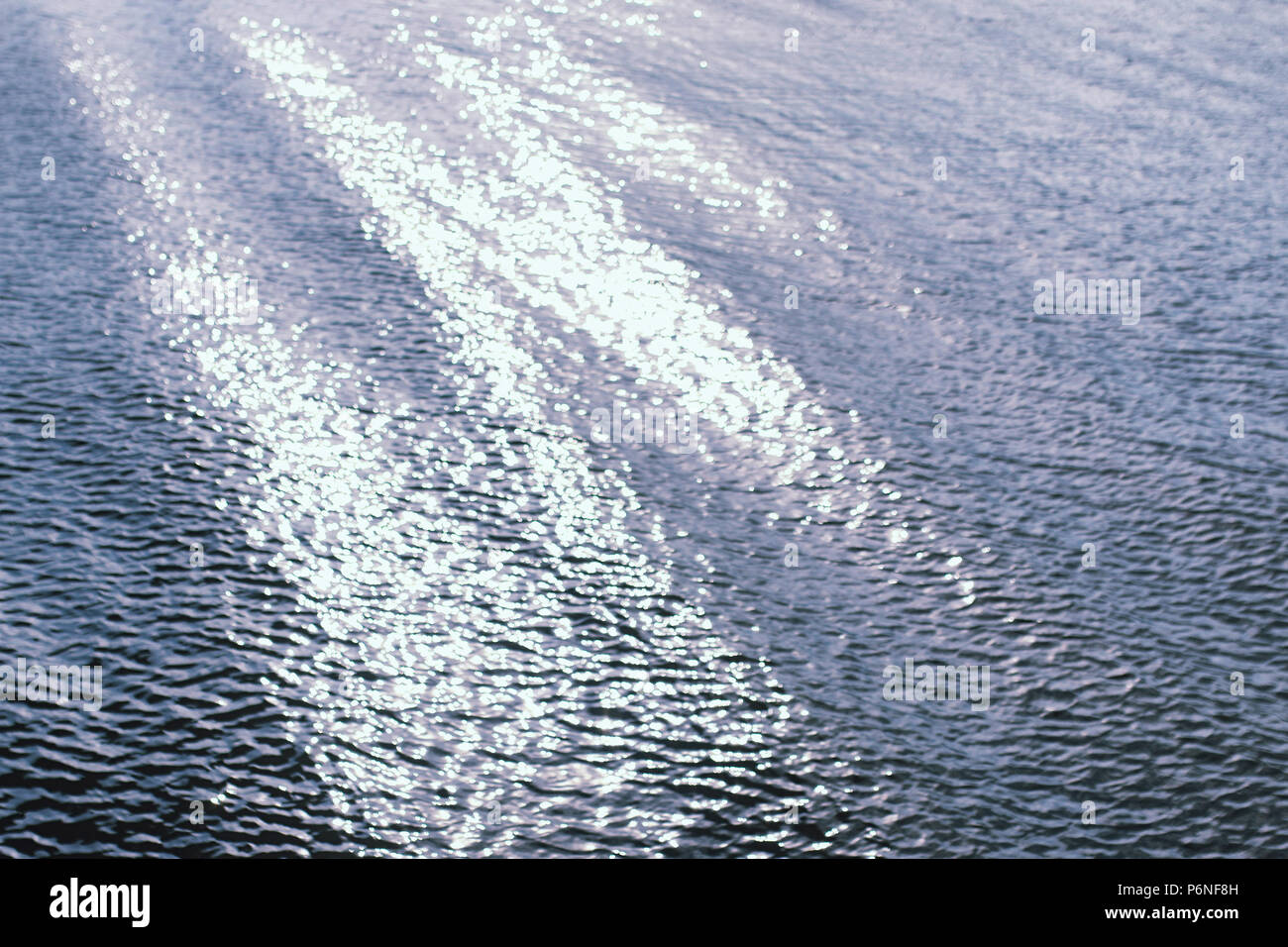 Landscape lake. Texture of water. The lake is at dawn. The mouth of the ...