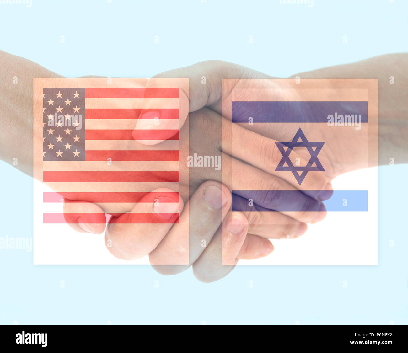 Political concept handshake on hi-res stock photography and images - Alamy