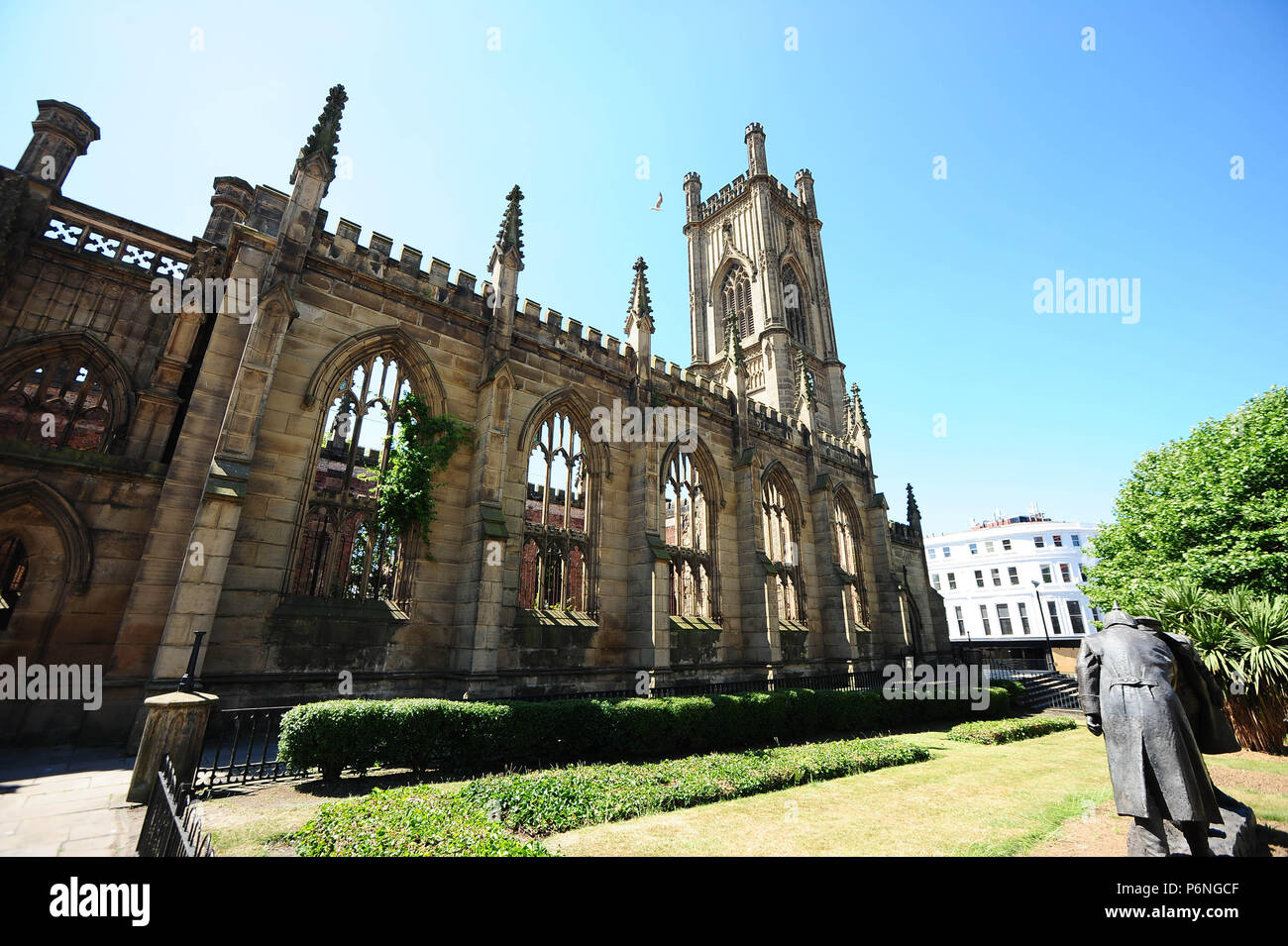St. Luke's Church, Liverpool Stock Photo - Alamy