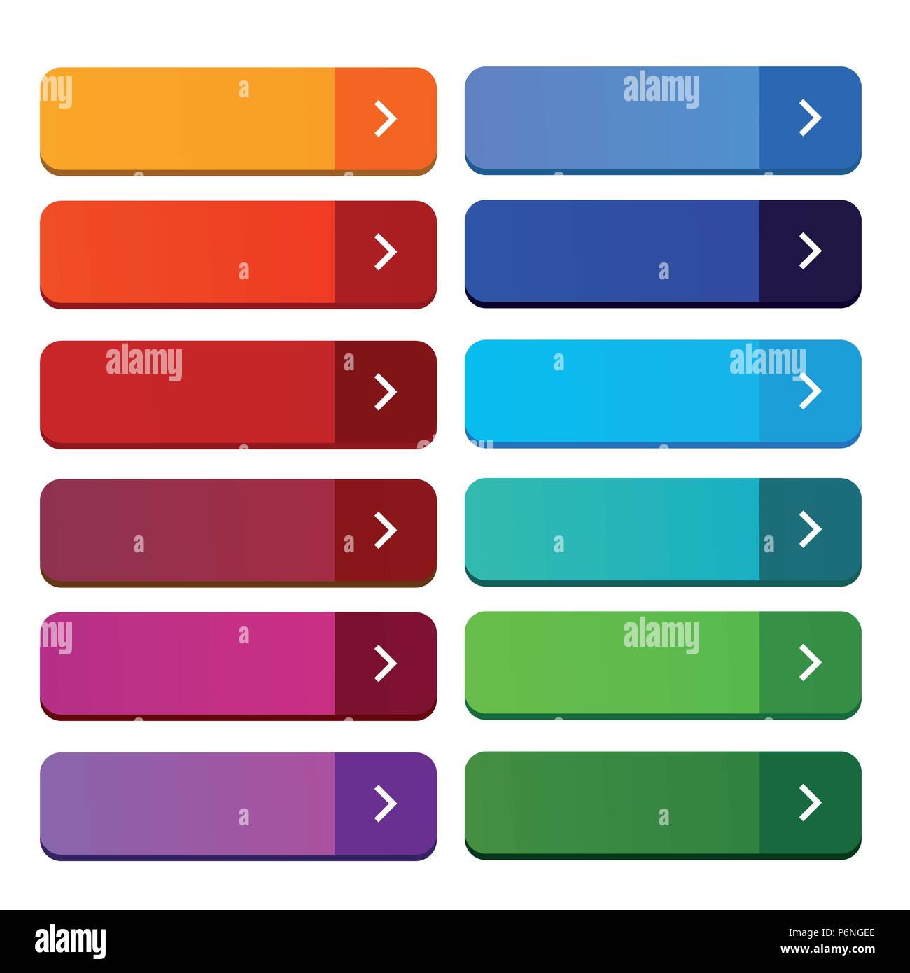 Empty web button set Stock Vector Image & Art - Alamy