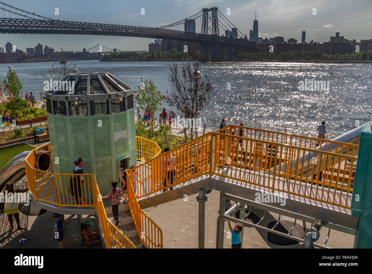 Domino Park is a 6-acre public park in the Williamsburg neighborhood of ...