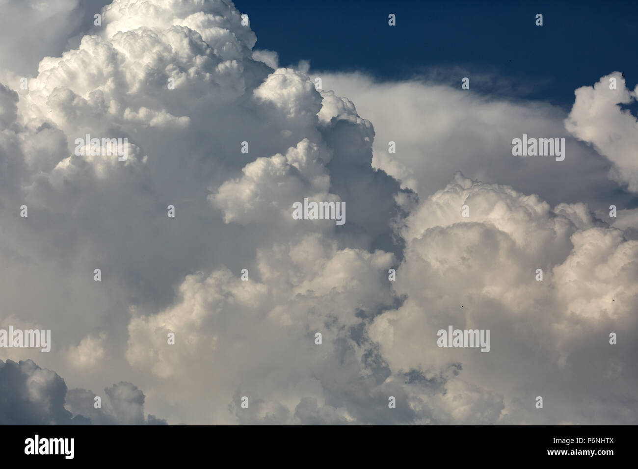 Cloudscape with big cumulonimbus clouds in the summer Stock Photo - Alamy
