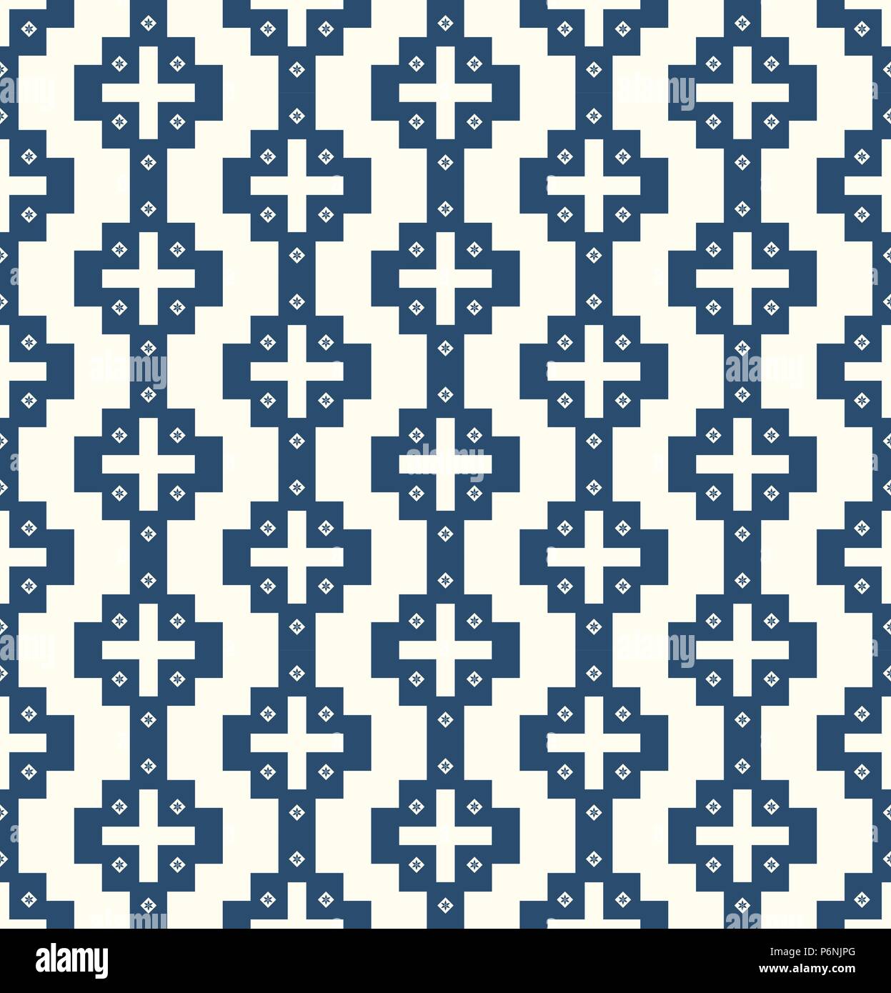 Dark Blue plus sign and blossom pattern on pastel color. Sweet and ...