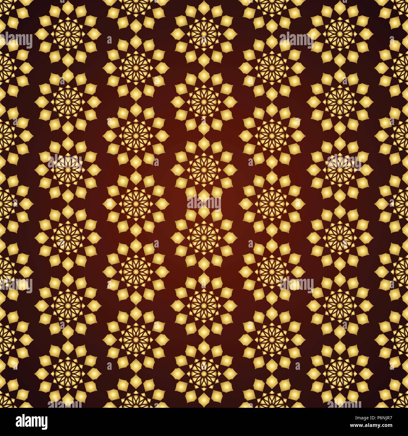 Gold sweet modern flower pattern and small thorn. Pretty vintage ...