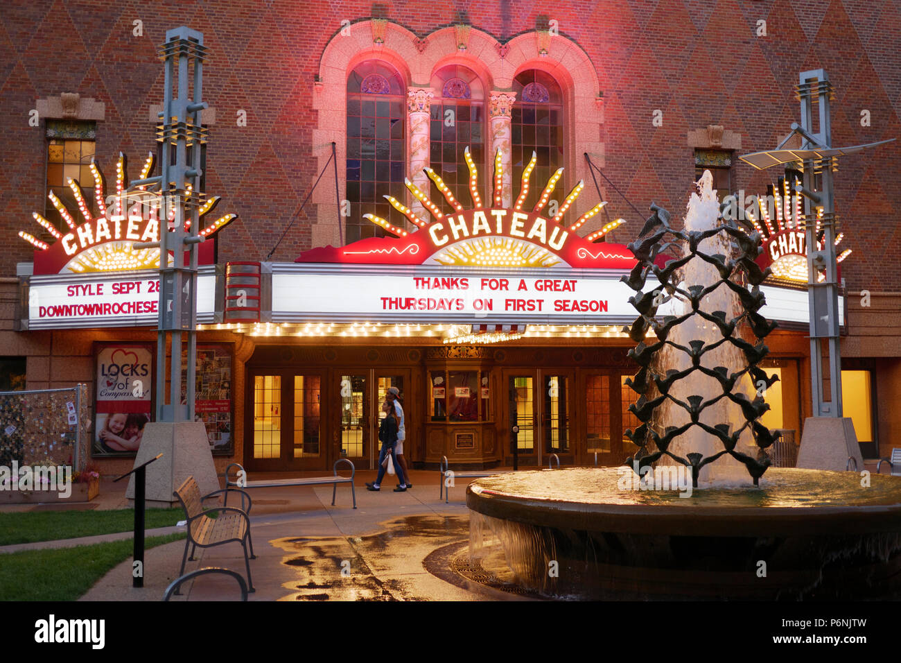 Historic Chateau Theater, Rochester, Minnesota Stock Photo - Alamy