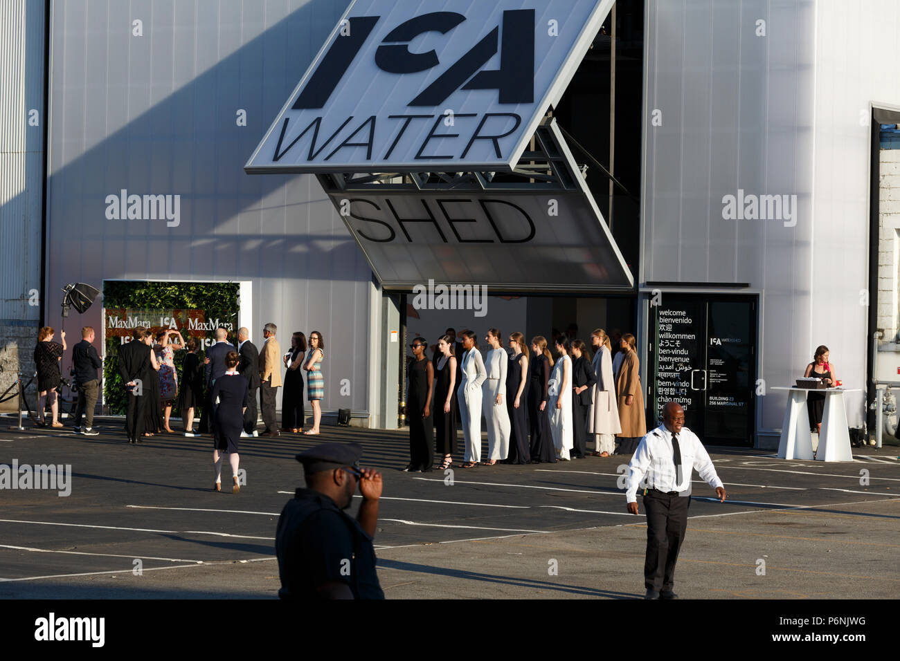 Opening for the Institute of Contemporary Art Watershed, new art ...