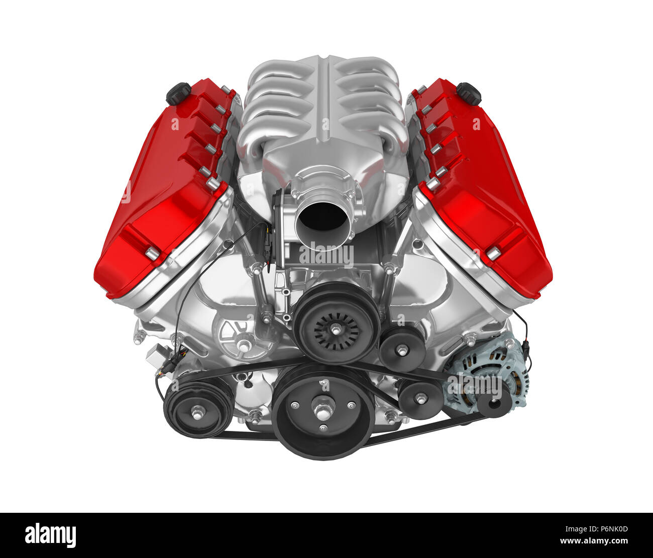 Automotive Car Engine Isolated Stock Photo - Alamy
