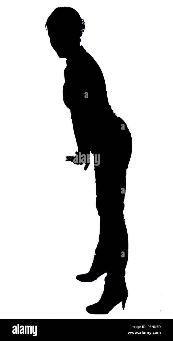 pretty woman with posing in the shadow Stock Photo - Alamy