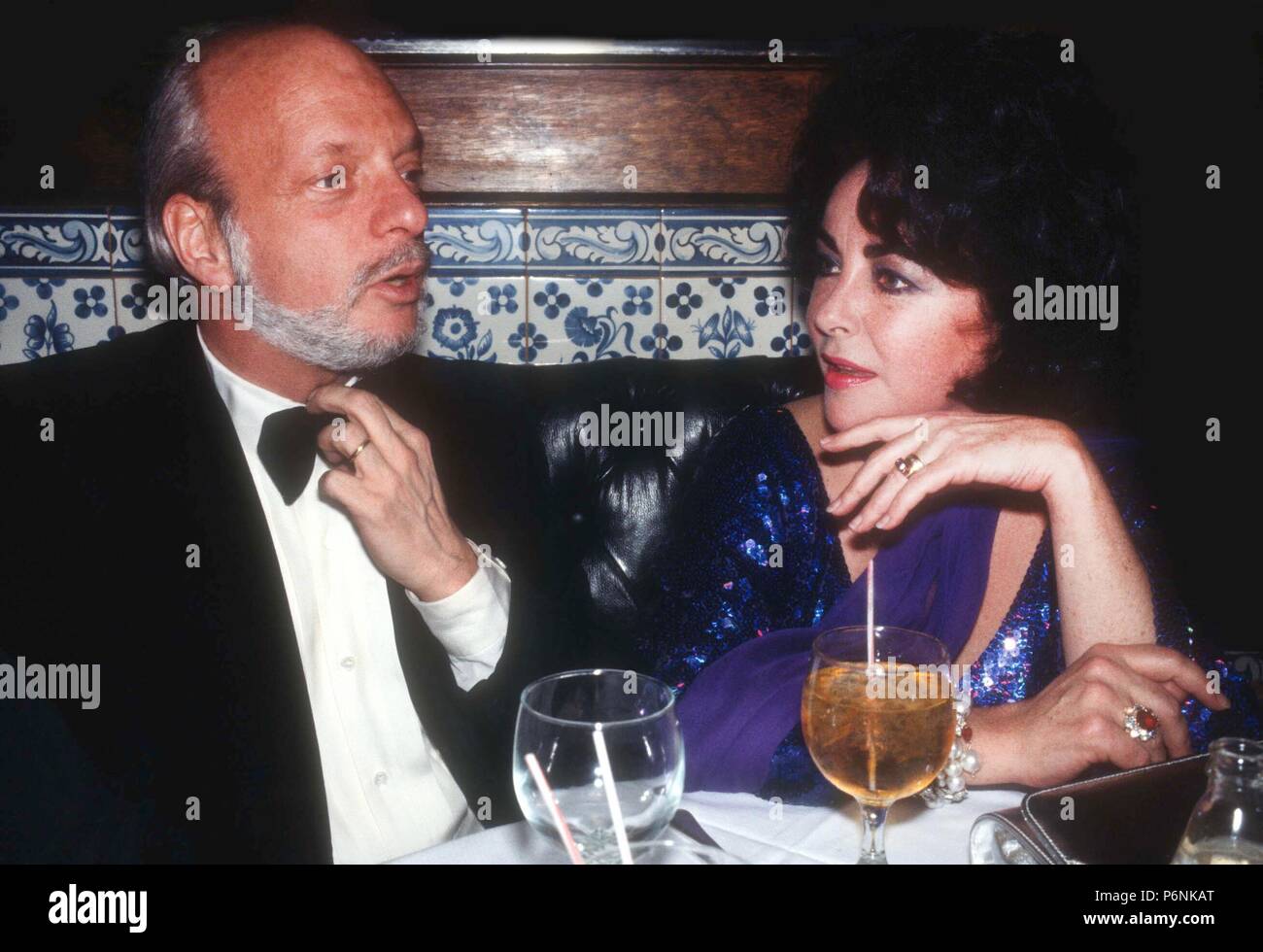 Hal Prince Liz Taylor1035 Jpg Celebrity Archaeology 1978 New York Ny